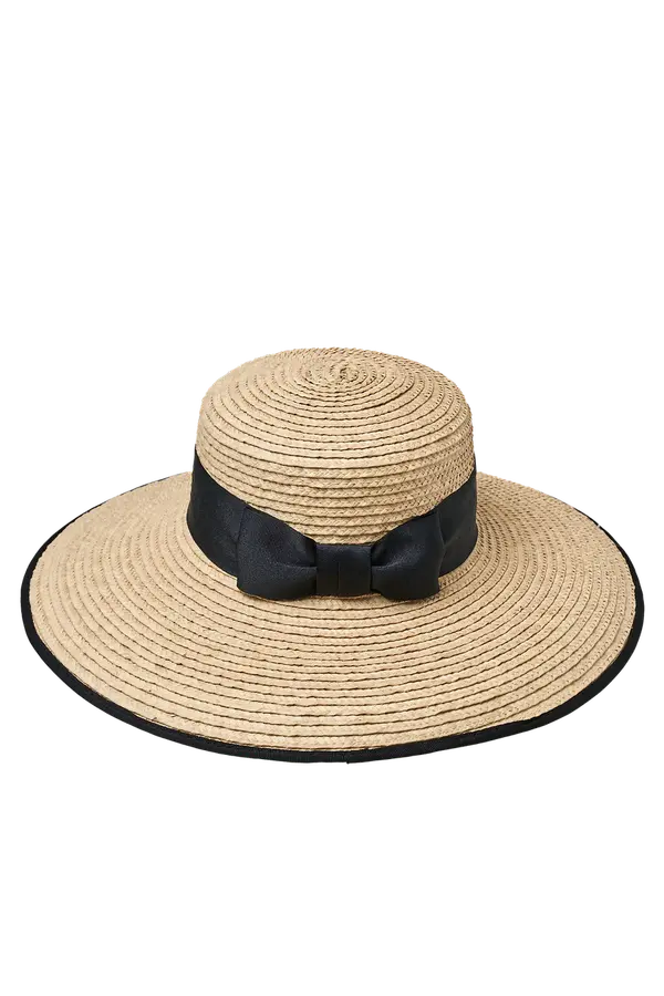 NORTON AND HODGES The Lazette Palm Hat - Beige