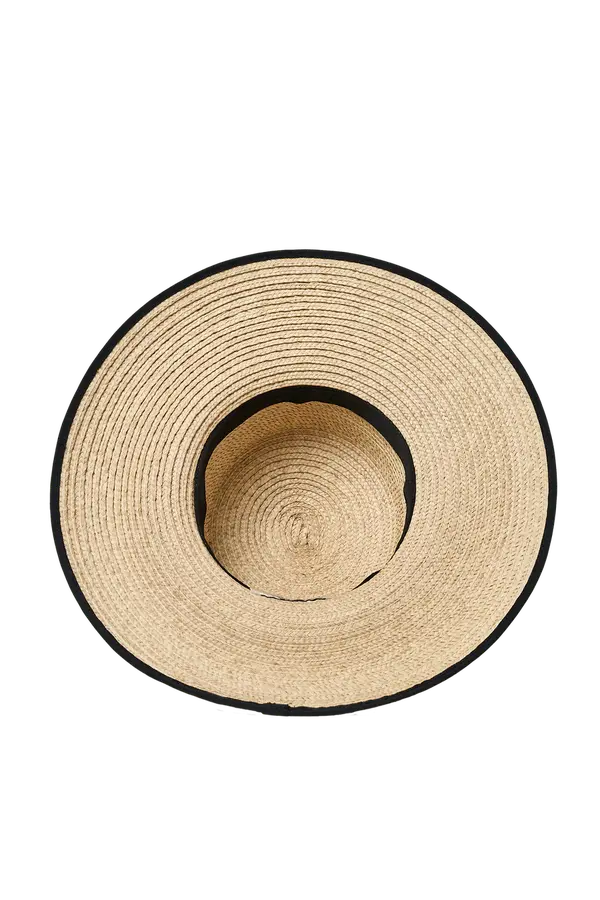 NORTON AND HODGES The Lazette Palm Hat - Beige