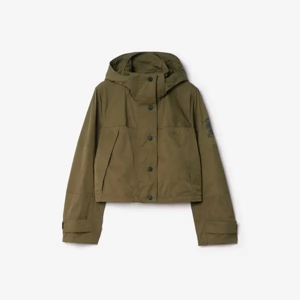 Burberry Cropped Nylon Norwood Jacket