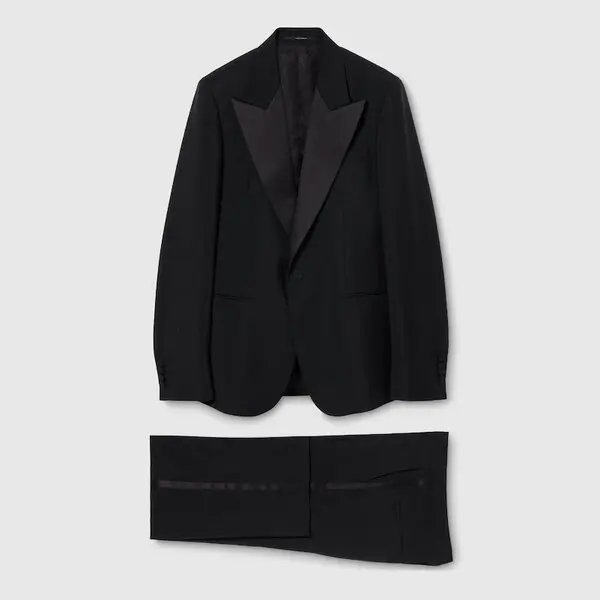 Gucci Light Wool Mohair Canvas Suit