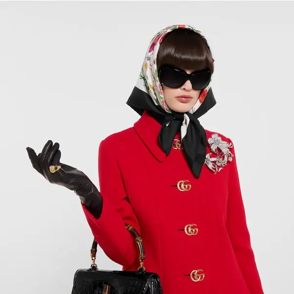 Gucci Printed Silk Headband