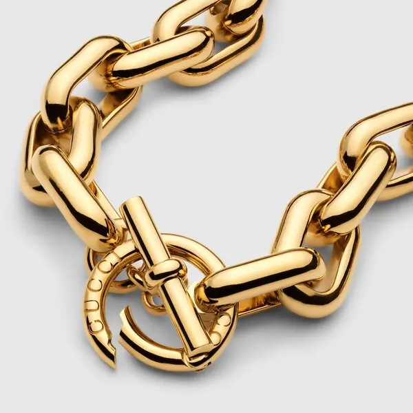 Gucci Double G Charm Belt - Gold-toned Metal