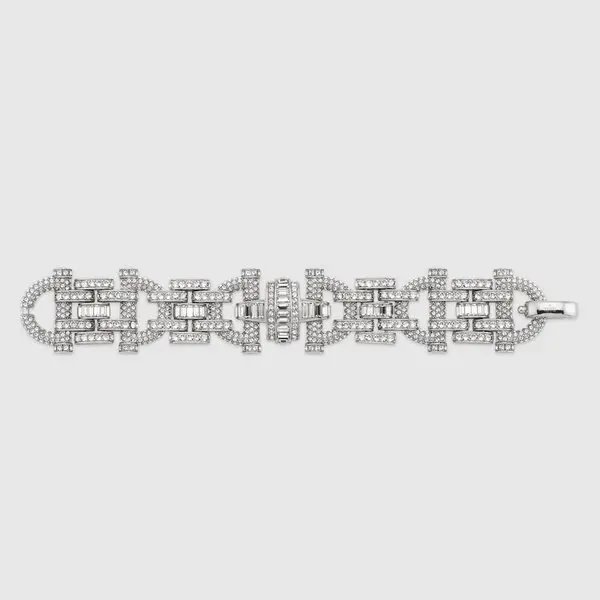 Gucci Staffa Crystal Bracelet