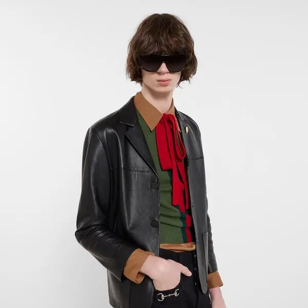 Gucci Soft Nappa Leather Jacket