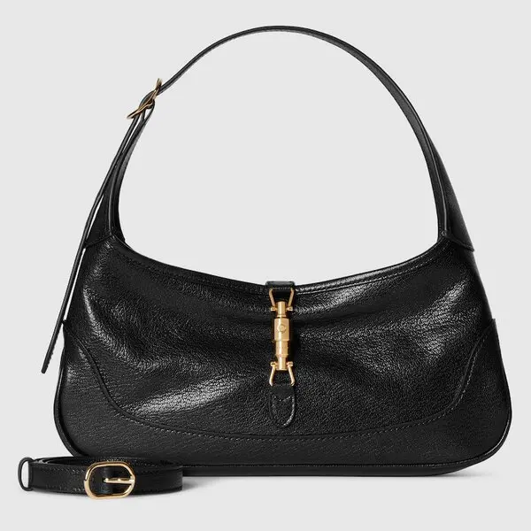 Gucci Jackie Slim Medium Shoulder Bag - Black
