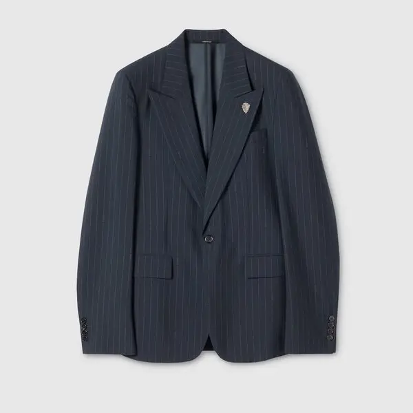 Gucci Pinstripe Wool Jacket