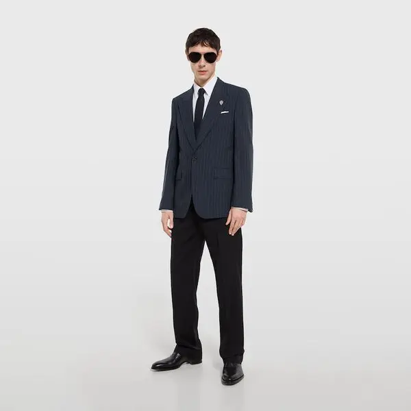 Gucci Pinstripe Wool Jacket
