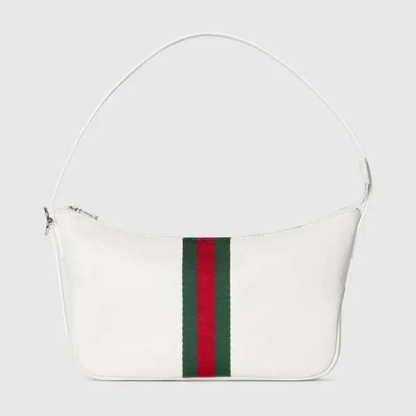 Gucci Lunetta Small Crossbody Bag - White