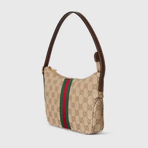 Gucci Lunetta Small Gg Canvas Crossbody Bag