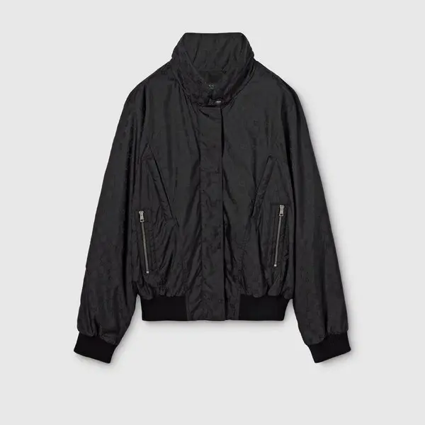 Gucci Gg Nylon Zip Jacket