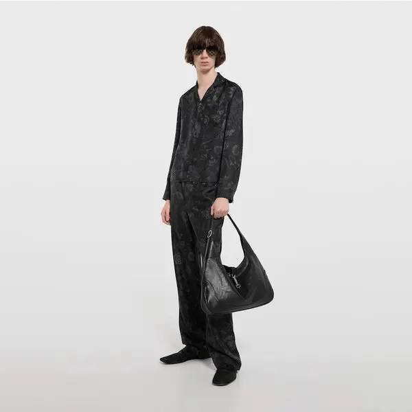 Gucci Printed Silk Twill Bowling Shirt