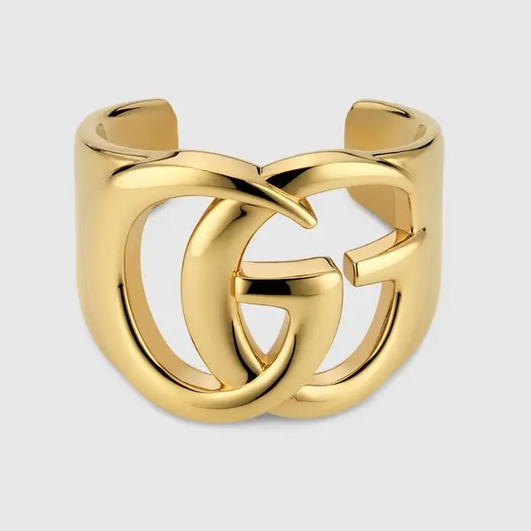Gucci Gg Marmont Cuff Bracelet - Gold-toned Metal