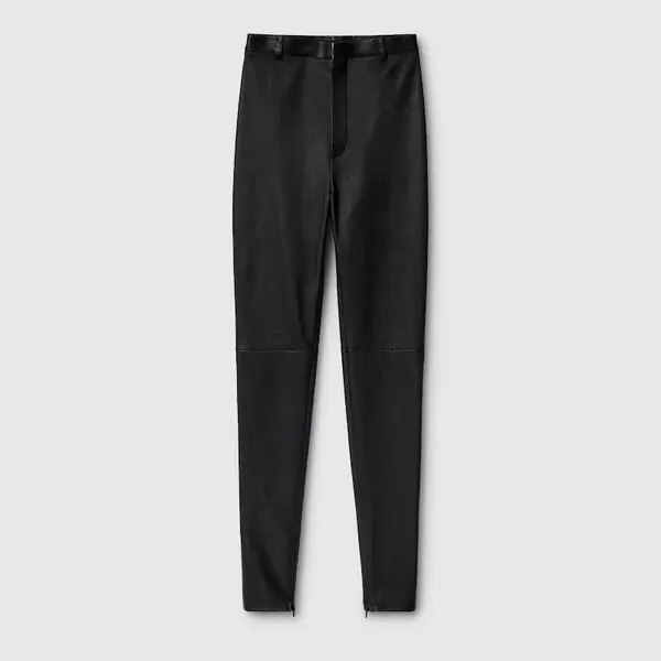 Gucci Bonded Leather Leggings