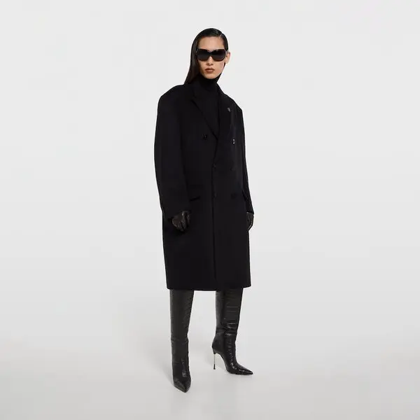 Gucci Double-breasted Wool Cashmere Coat
