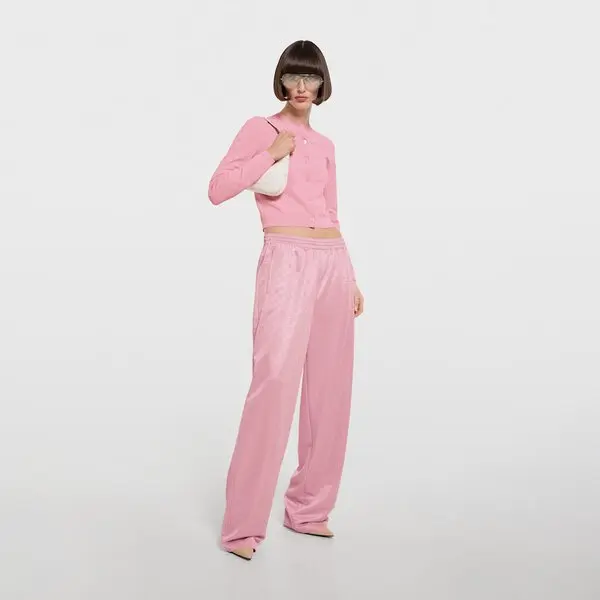 Gucci Gg Fine Fabric Jacquard Cardigan - Pink