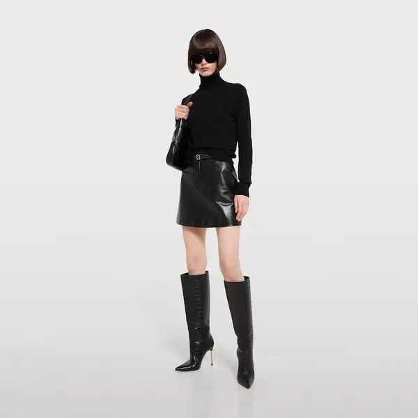 Gucci Thin Belt With Interlocking G Buckle
