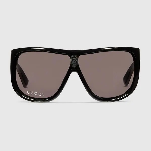 Gucci Mask Frame Sunglasses - Black