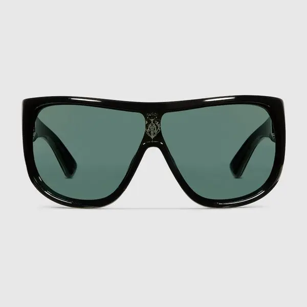 Gucci Mask Frame Sunglasses - Black