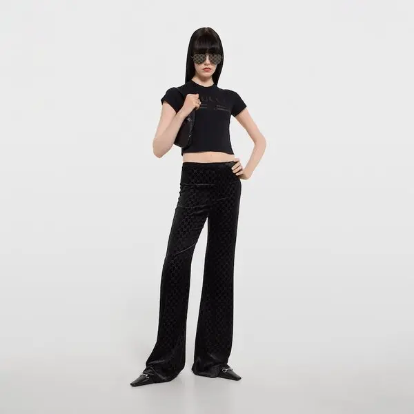Gucci Cotton Jersey T-shirt With Devoré Detail - Black