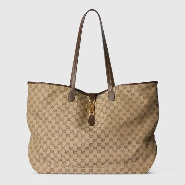 Gucci Jackie Large Tote Bag - Beige