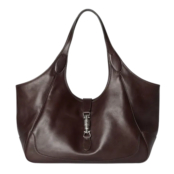 Gucci Mercato Medium Leather Tote - Brown