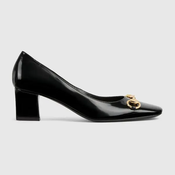 Gucci Signora Leather Pumps - Black