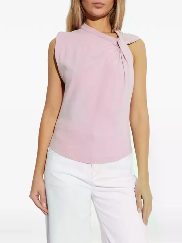 Isabel Marant Étoile Sleeveless Blouse With Knot Detail - Pink