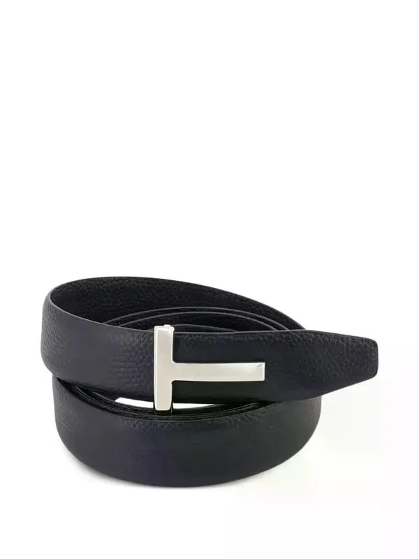 TOM FORD T-buckle Belt - Black