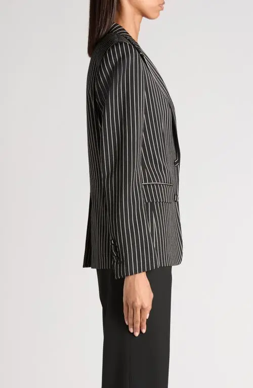 TOM FORD Pinstripe Wool Blend Barathea Jacket