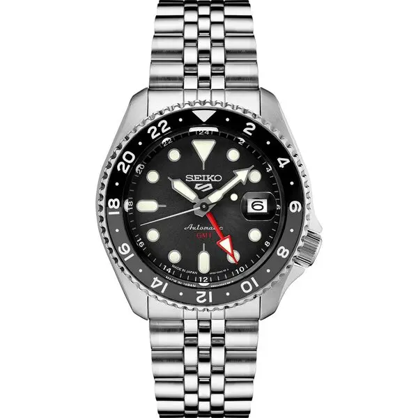SEIKO WATCHES 5 Sports Bracelet Watch - Black