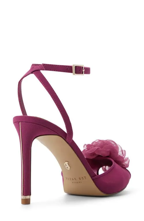 Ted Baker London Liv Ankle Strap Sandal - Raspberry