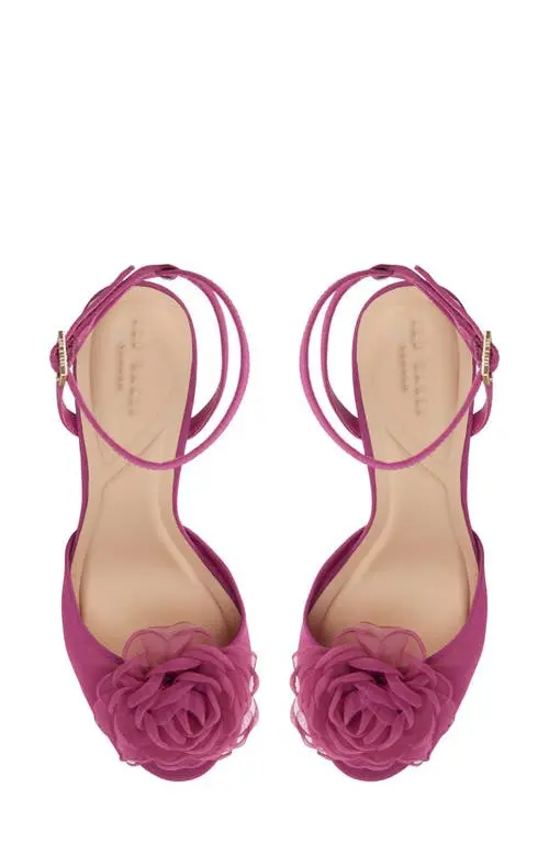Ted Baker London Liv Ankle Strap Sandal - Raspberry