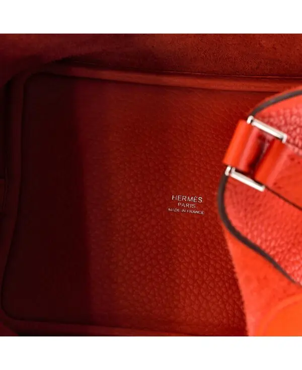 Hermès Pm Picotin Lock Bag Clemence - Orange