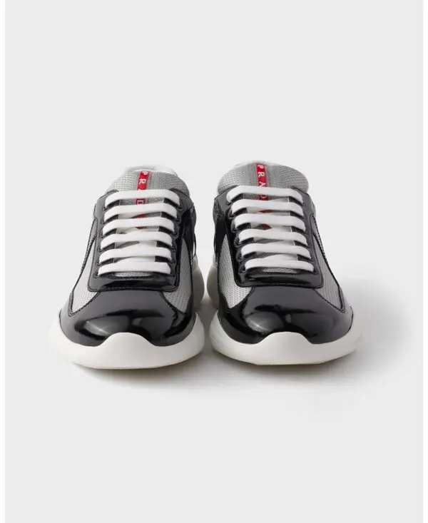 Prada America's Cup Sneakers - Charcoal