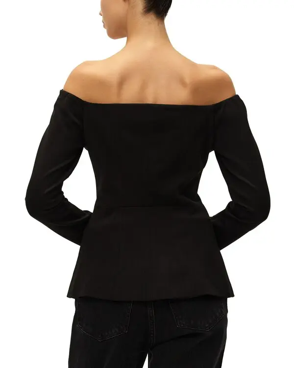 ELODIE THE LABEL Ara Off-the-shoulder Top