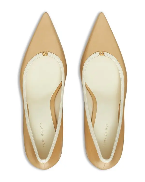 Tory Burch Double T Leather Pumps