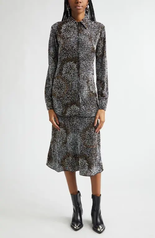 Rabanne Firework Embellished Crepe Midi Skirt