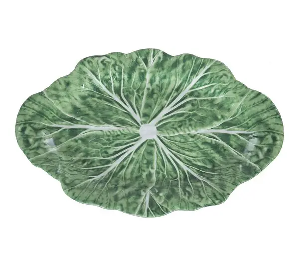VALERIE PARR HILL Cabbage Large Oval Serving Platter Valerie - One-color