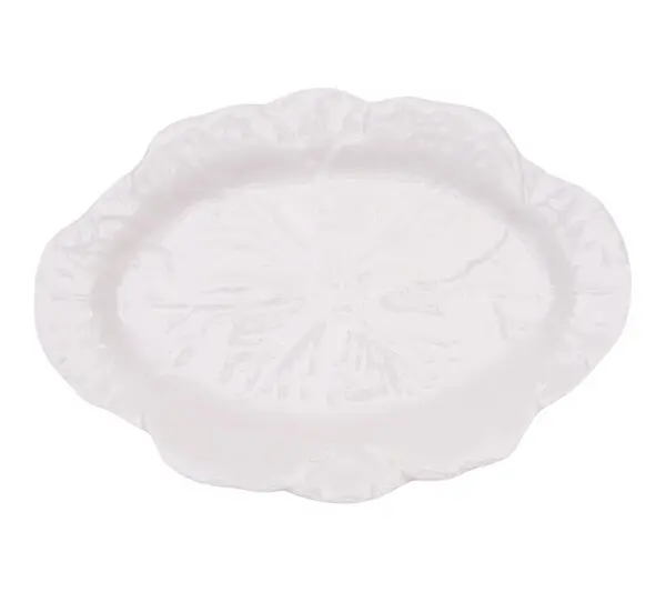 VALERIE PARR HILL Cabbage Leaf Serving Platter Valerie