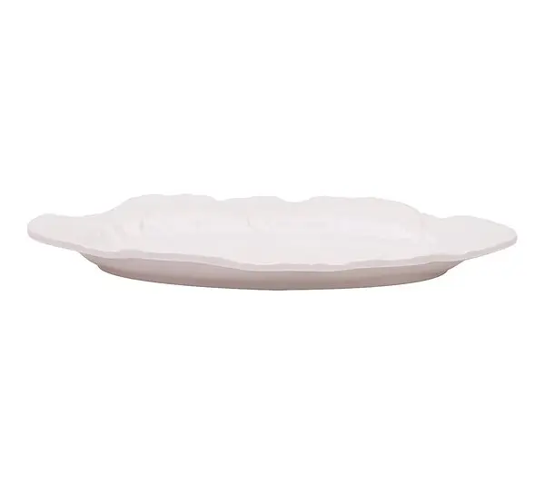 VALERIE PARR HILL Cabbage Leaf Serving Platter Valerie