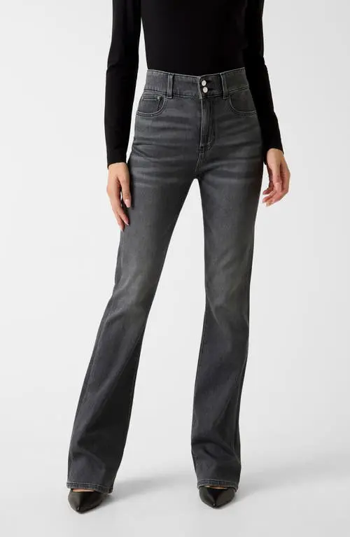 Guess Lace-up Corset Flare Jeans