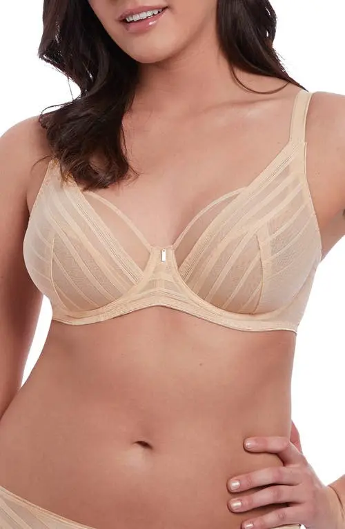 Freya Cameo Underwire Plunge Bra - Sand