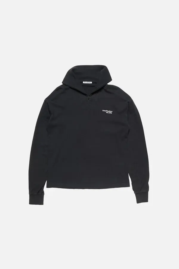 Acne Studios Zip-up Logo Sweatshirt
