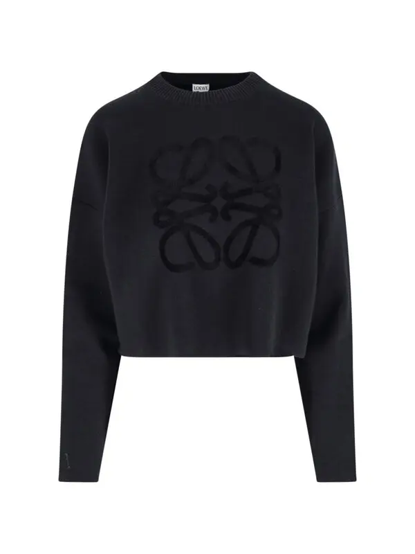 Loewe Anagram Sweater - Black