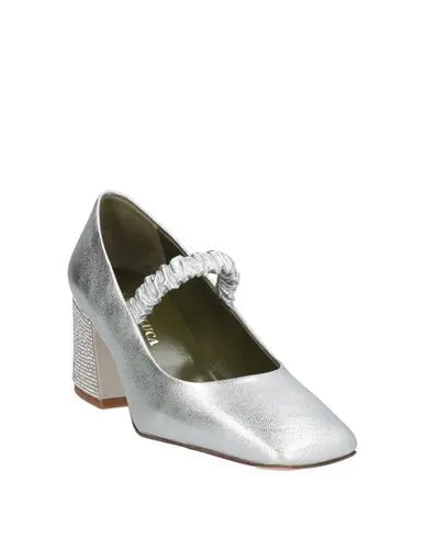 MARIA LUCA Leather Mary Jane Pumps