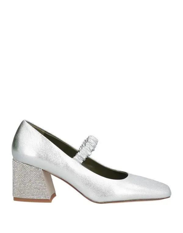 MARIA LUCA Leather Mary Jane Pumps