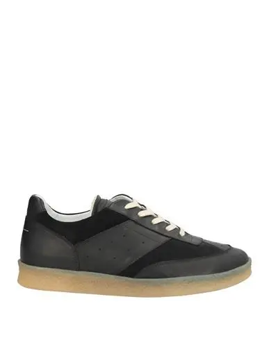 MAISON MARGIELA Low-top Leather Sneakers - Black
