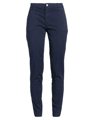 Liu Jo Cotton Gabardine Tapered Pants - Blue