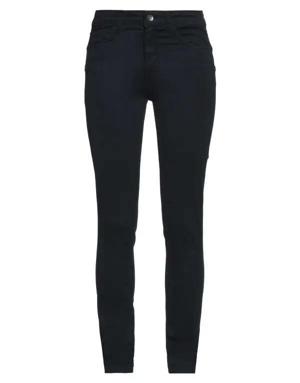 Liu Jo Tapered Stretch Cotton-blend Pants - Midnight Blue