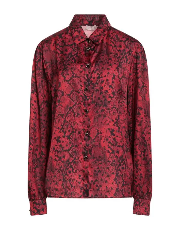 Liu Jo Snakeskin-print Satin Shirt